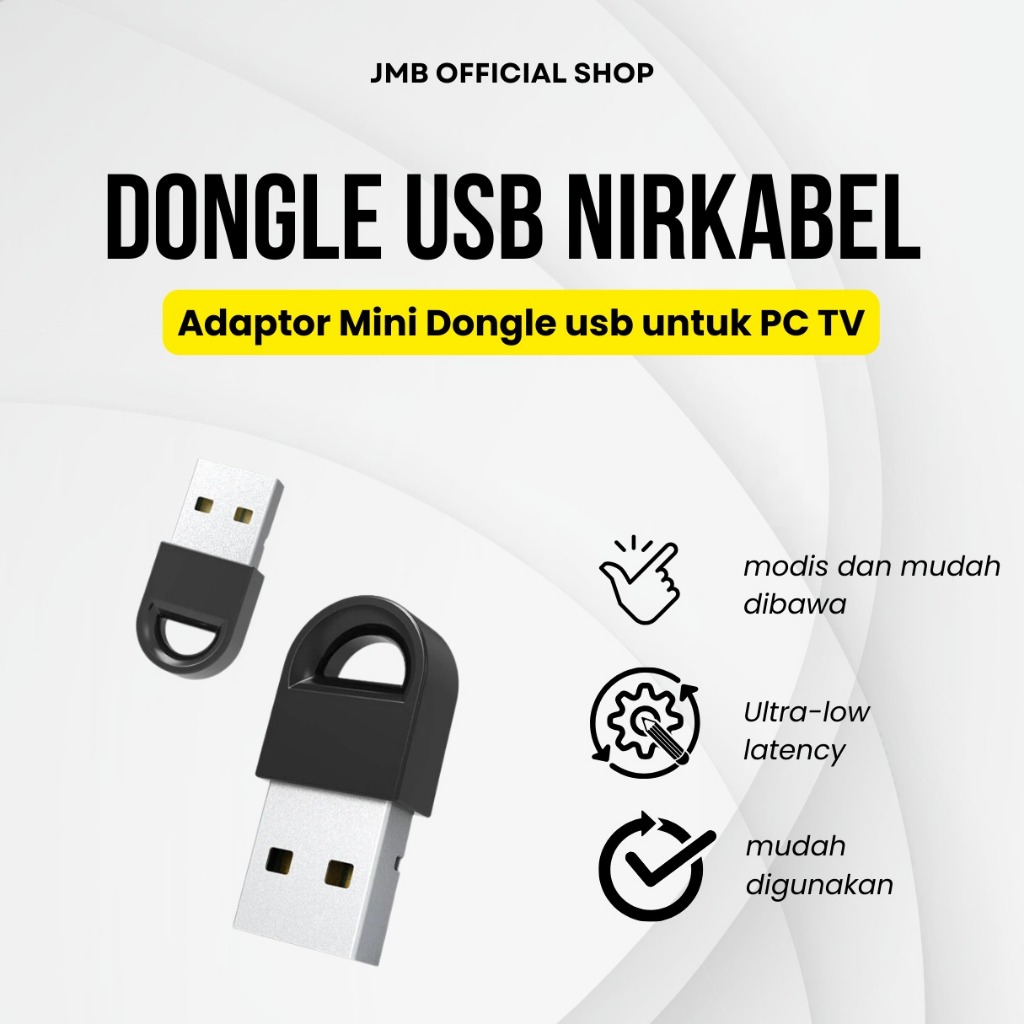 Jual (JMB) Dongle usb nirkabel, Dongle USB BT 5.0 adaptor Mini Dongle ...