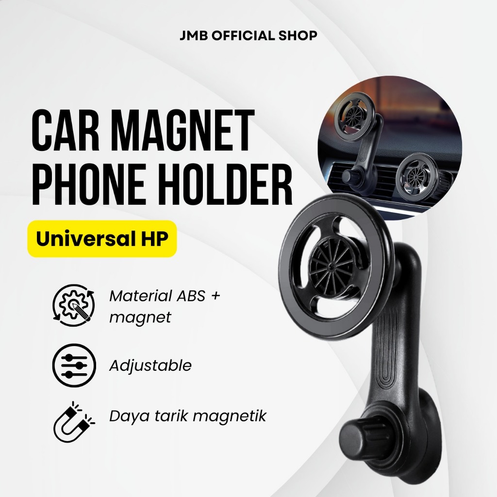 Jual (JMB) Car Magnet Phone Holder Ventilasi AC FS001 Universal HP ...