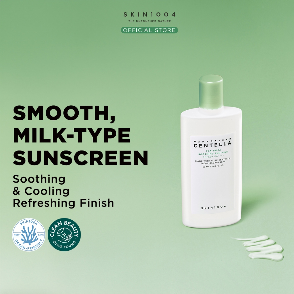 Jual SKIN1004 Magadascar Centella Tea-Trica Soothing Sun Milk 50ml ...