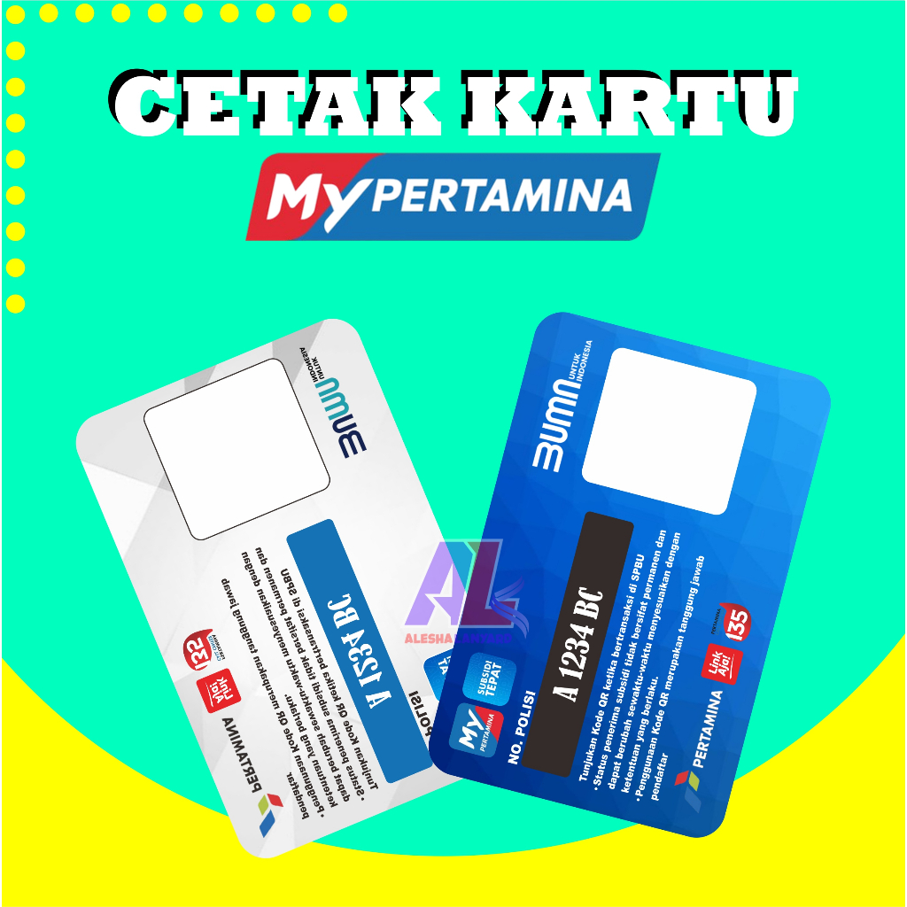 Jual CETAK KARTU MY PERTAMINA/IDCARD MY PERTAMINA/CETAK MY PERTAMINA CUSTOM/KARTU MY PERTAMINA ...