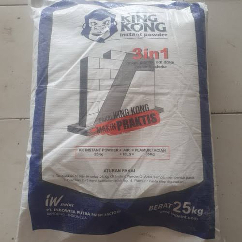 Jual Plamir Kingkong 25kg hanya instant | Shopee Indonesia