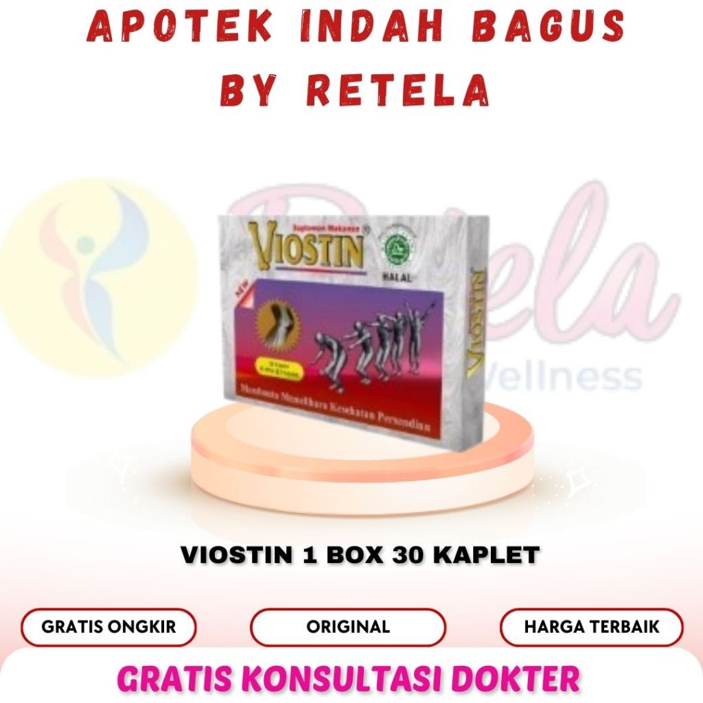 Jual Viostin 1 Box 30 Kaplet / Vitamin Sendi Dan Tulang | Shopee Indonesia