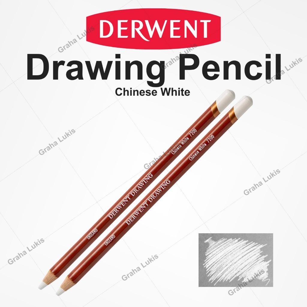 Jual Derwent Drawing Pencil Chinesse White | Shopee Indonesia