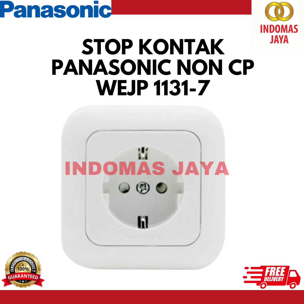 Jual Panasonic Stop Kontak NonCP WEJP 1131-7 STOPKONTAK NON CP | Shopee ...