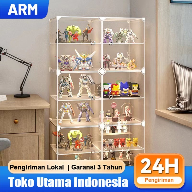 Jual 【Box Pajangan】Action Figure Display Box / Box Display Rak Mainan ...