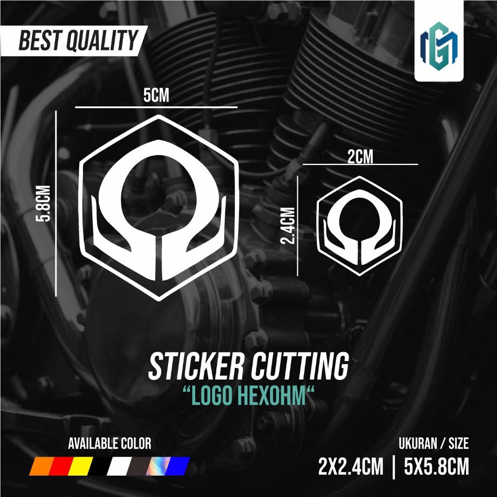 Jual STICKER STIKER CUTTING VIRAL LOGO HEXOHM VAPOR HEXOM | Shopee ...