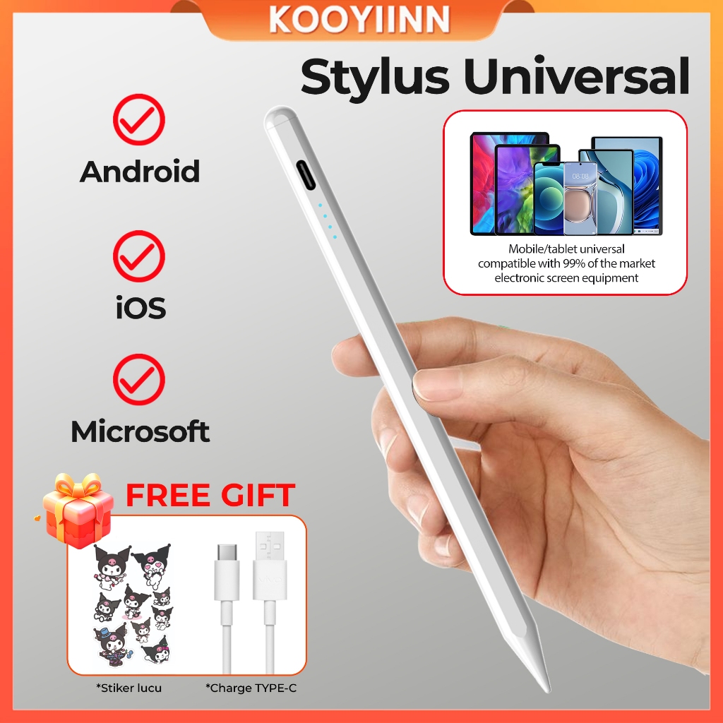 Jual KOOYIINN Stylus Pen Universal Actual for Android iOS Tablet Mobile ...