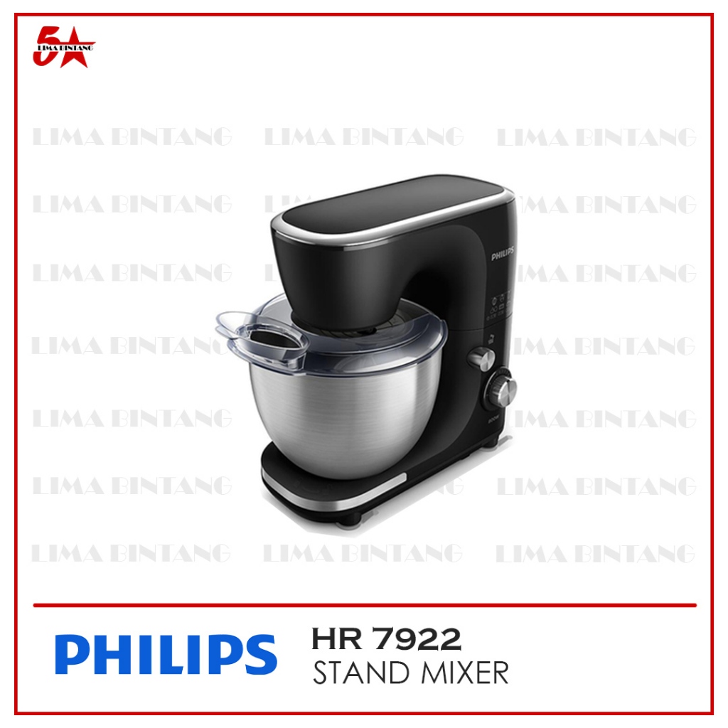 Jual PHILIPS KITCHEN MACHINE STAND MIXER 5 LITER HR-7922 / HR 7922 ...