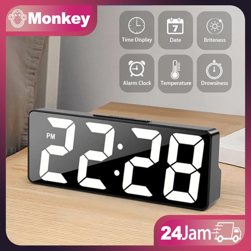 Jual Jam digital kamar/jam digital led kecil/digital clock | Shopee ...