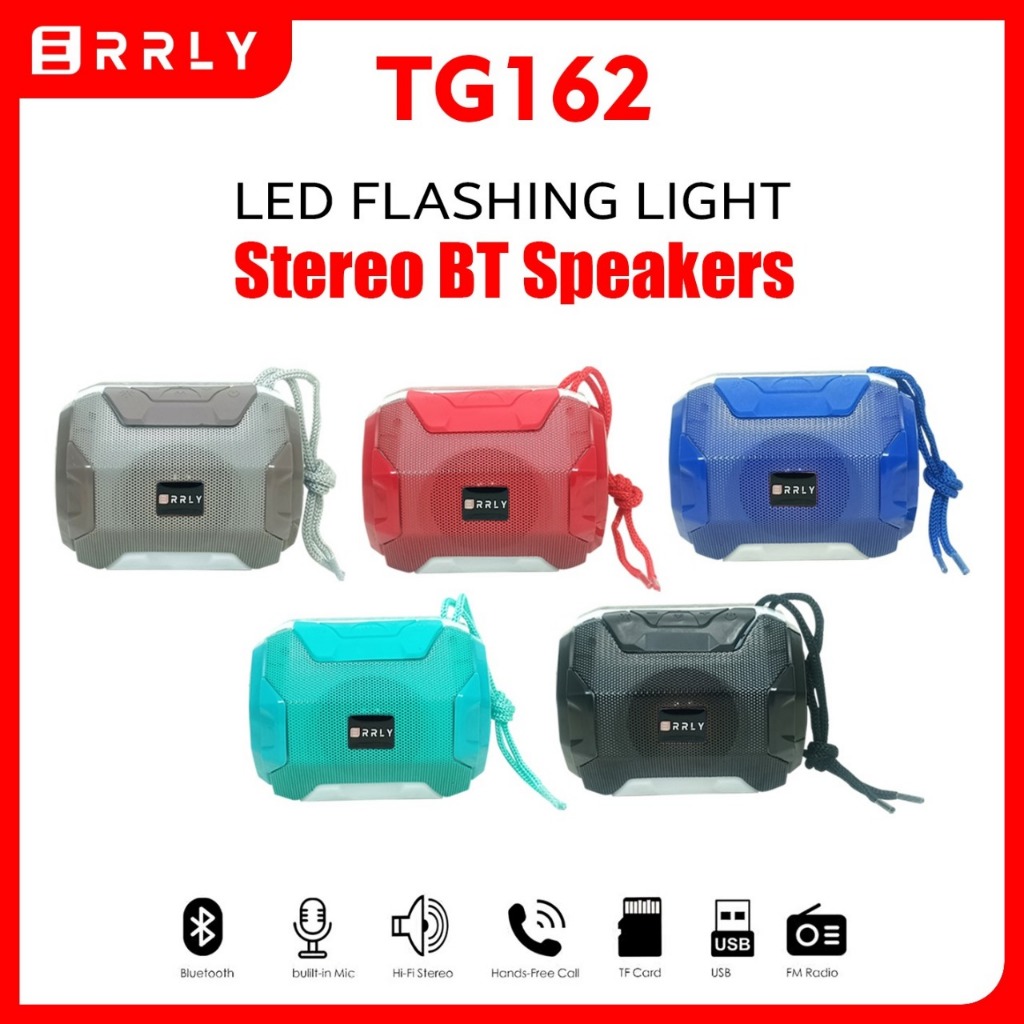 Jual MINI Speaker Bluetooth TG162 Wireless Lampu LED Super Bass TG 162 ...