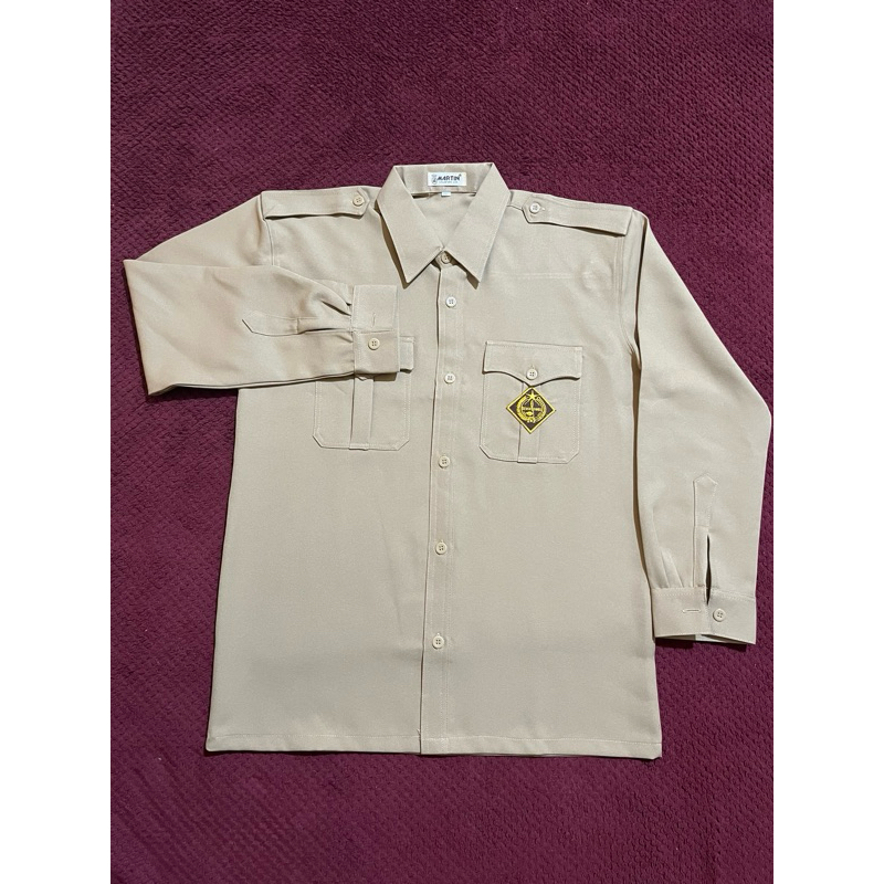 Jual Seragam Pramuka Kemeja Lengan Pendek Panjang Pria Pembina Penggalang SMP SMA | Shopee Indonesia