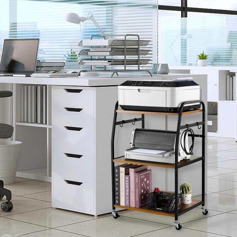 Jual Printer Stand - Rak Meja Print Kekinian Simpel Bahan Kayu Jati ...