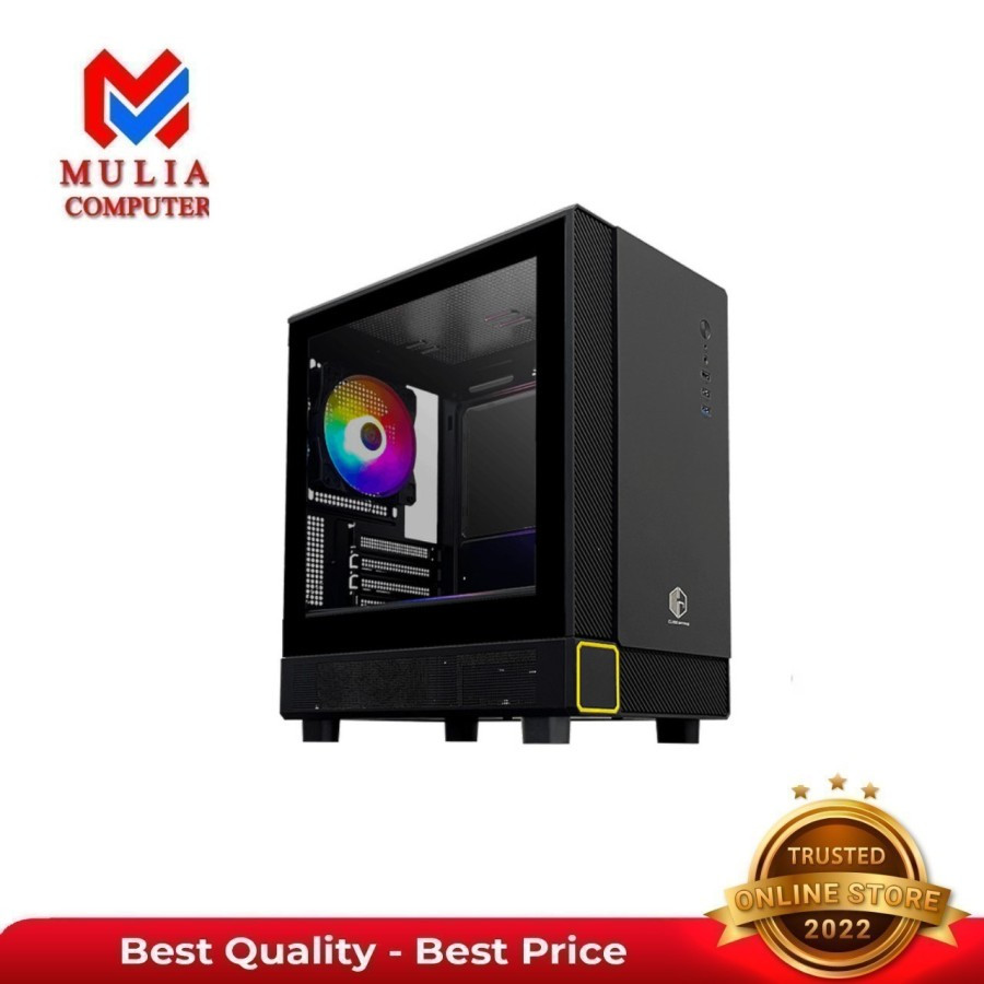 Jual CASING CPU CUBE GAMING KIEV BLACK | Shopee Indonesia