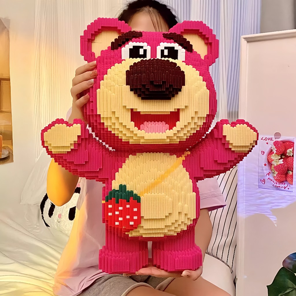 Jual 40cm Nano Block BIG LOTSO BEAR Series Big Size Mainan Anak Balok ...