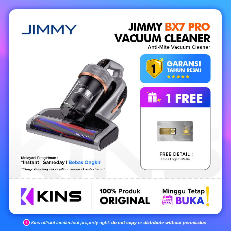 Jual JIMMY BX7 Pro Anti Dust Mite UV Vacuum Cleaner Ultrasonic Bed Sofa ...