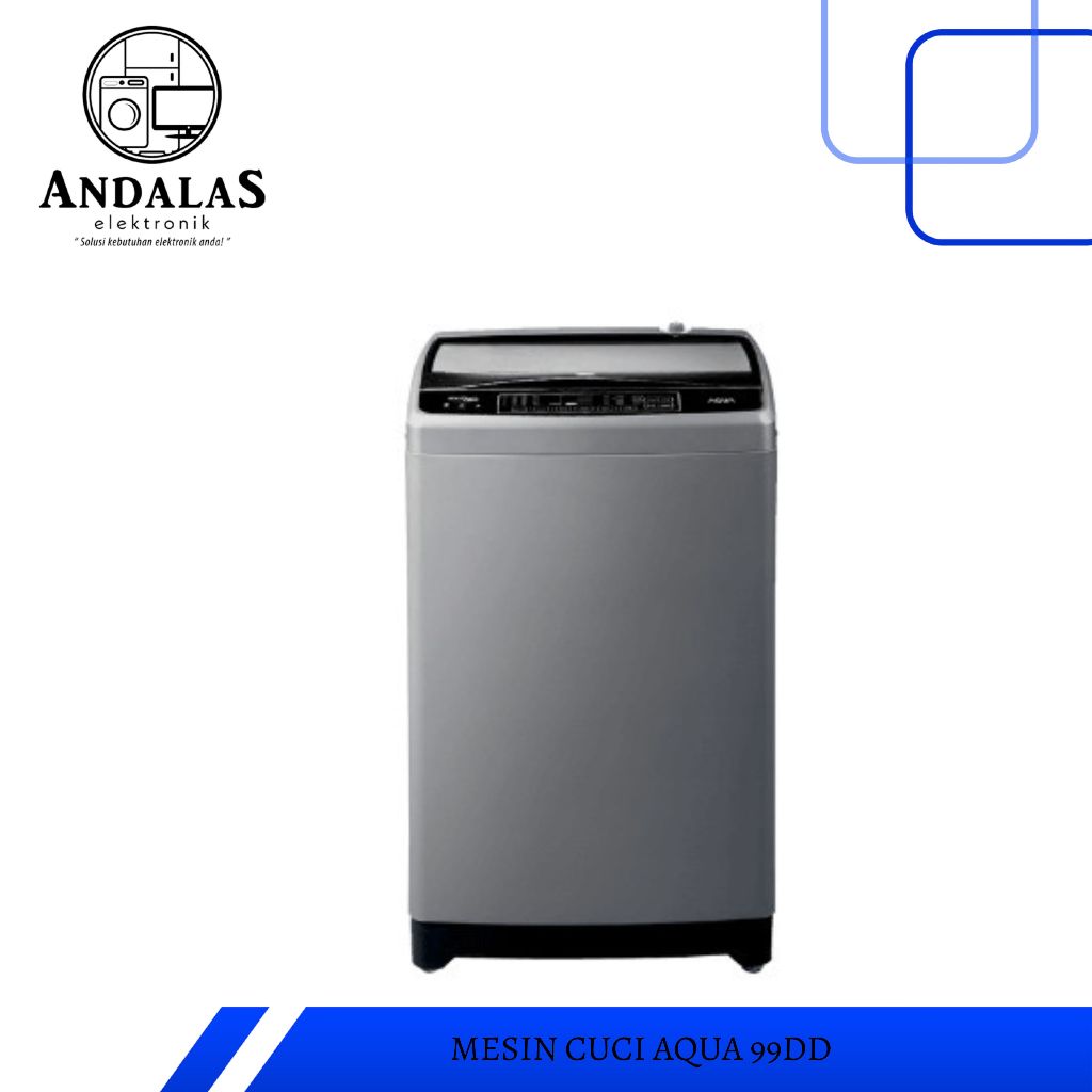 Jual Mesin Cuci Aqua AQW-99DD 9 KG Top Loading AQW99DD 9KG 99DD ...