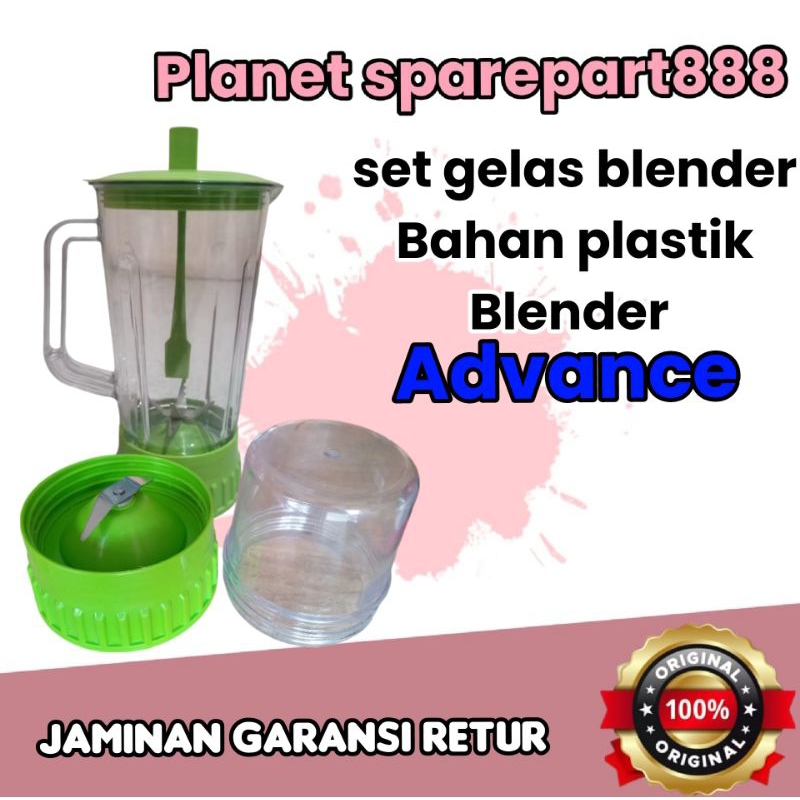 Jual set gelas blender jus & bumbu kering blender ADVANCE | Shopee ...