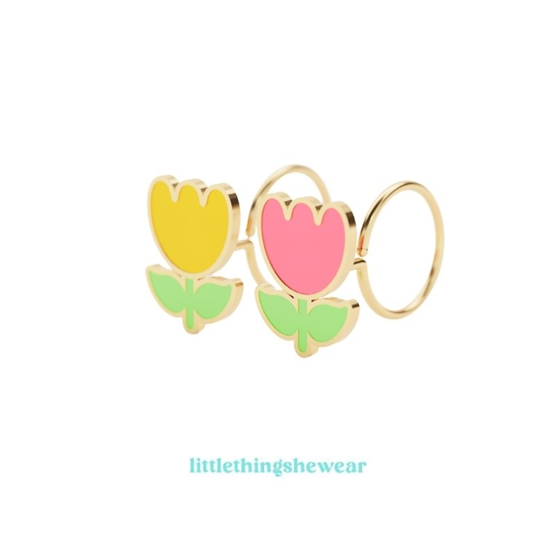 Jual LITTLETHINGSHEWEAR - Anting Anak TULIP BLOOMING DREAMS Anting Loop ...