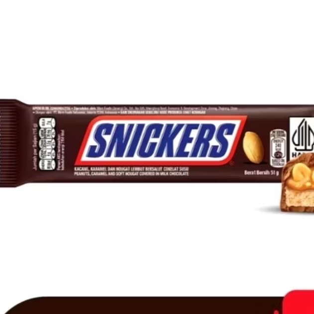 Jual coklat SNICKERS chocolate BAR choco 35 gram / 51 gram | Shopee ...