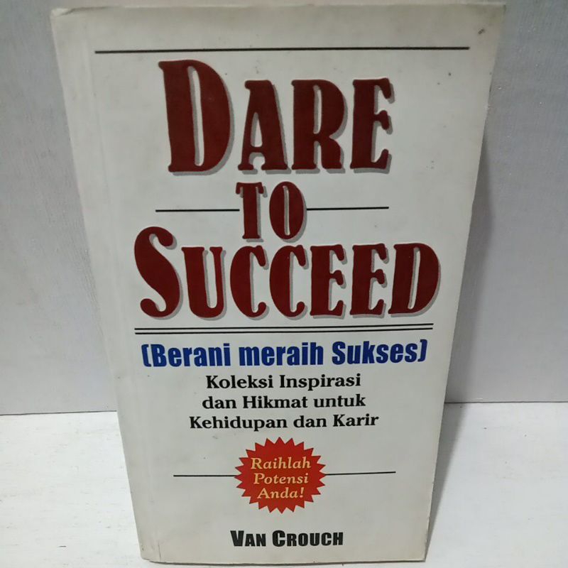 Jual Buku Original BERANI MERAIH SUKSES - VAN CROUCH | Shopee Indonesia