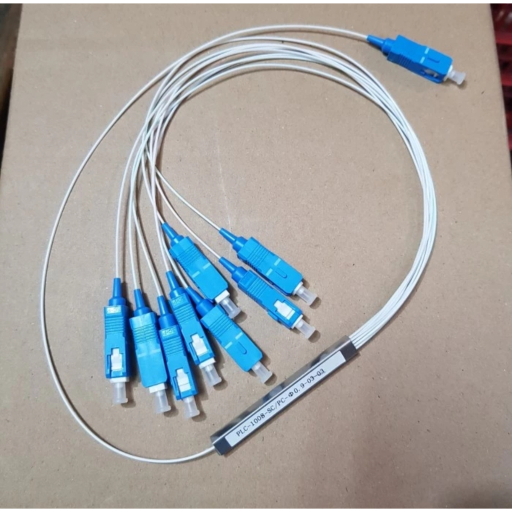 Jual Passive Splitter 1x8 PLC SC UPC / SC UPC Warna Putih | Shopee ...
