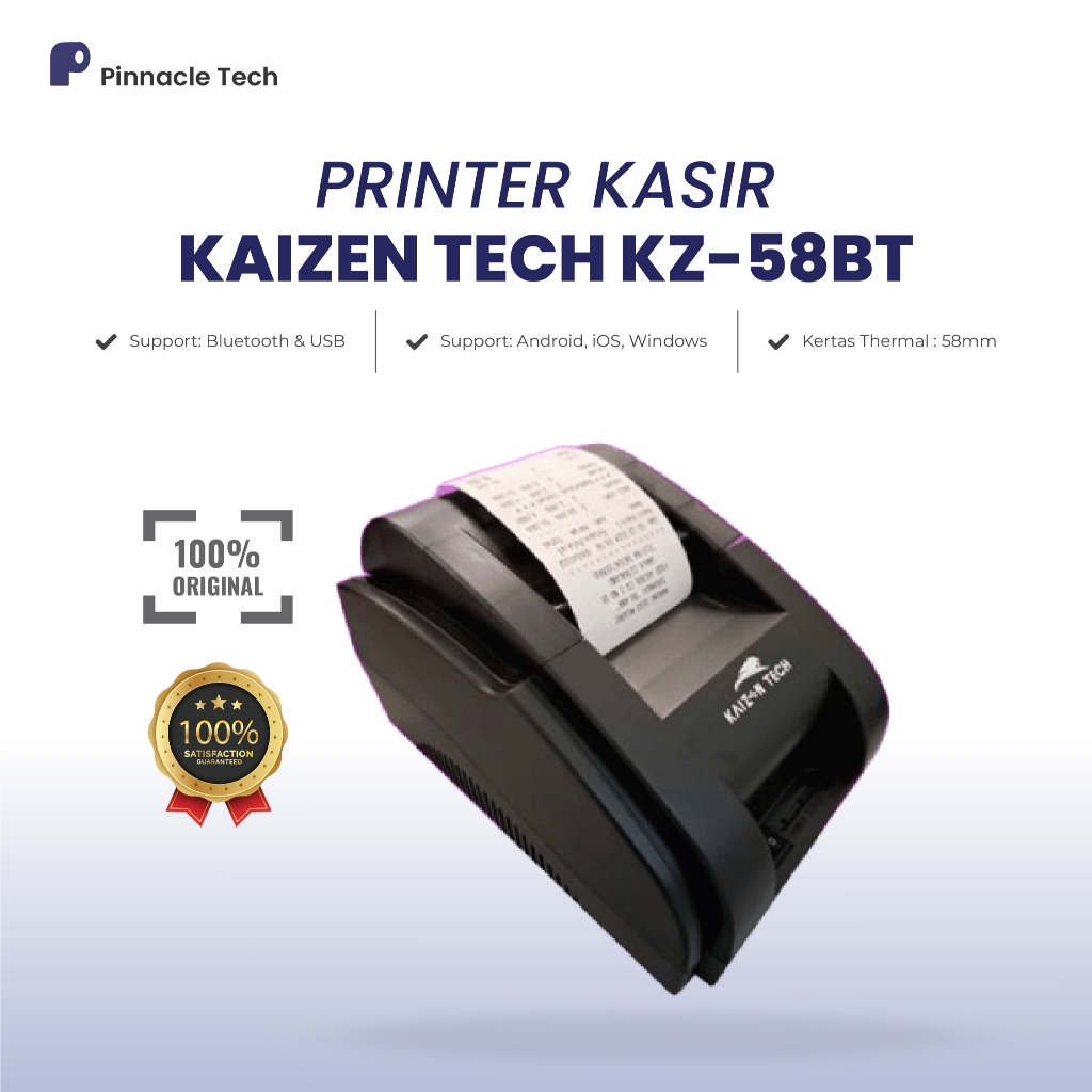 Jual Printer Kasir Kaizen-Tech KZ 58BT Printer Thermal USB Bluetooth | Shopee Indonesia