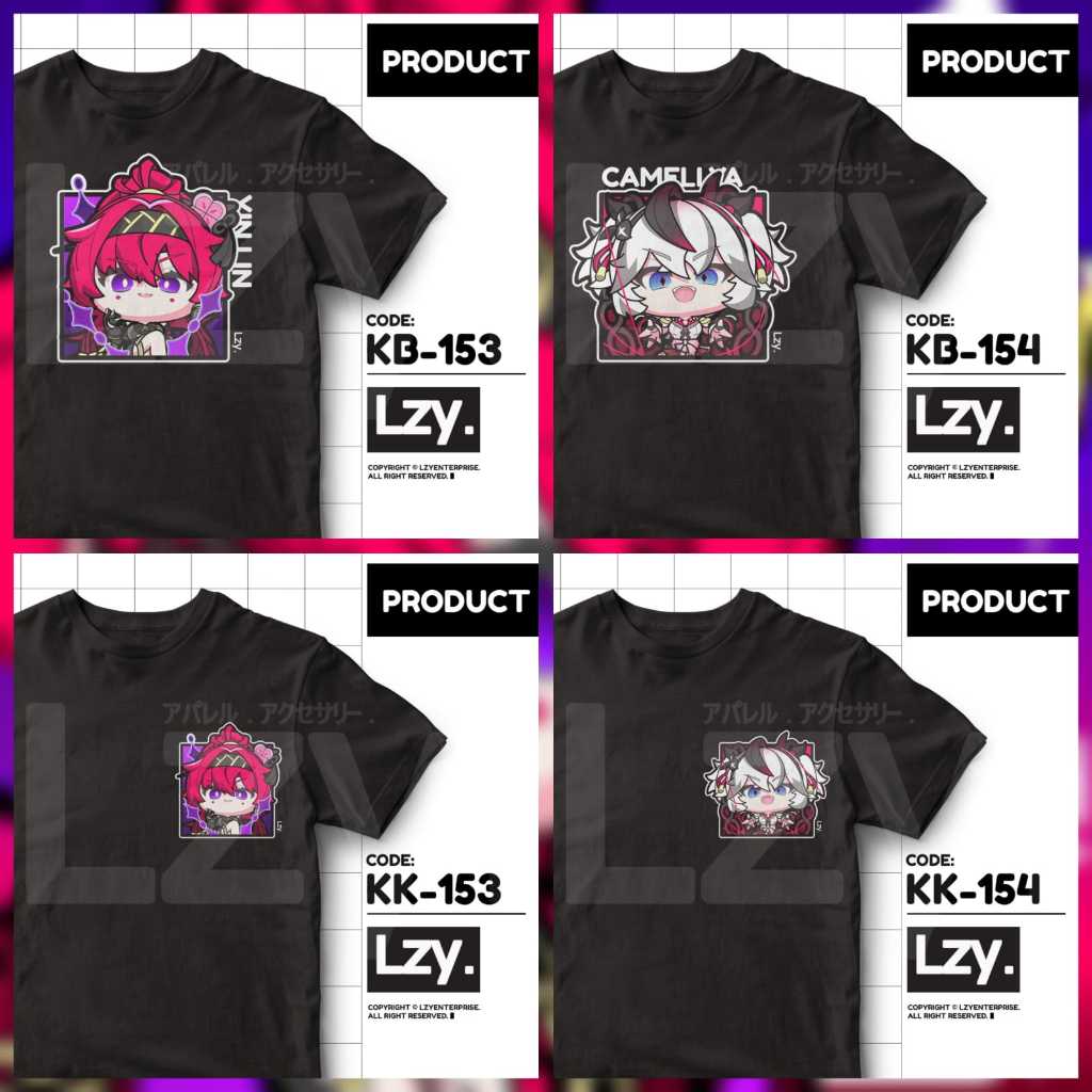 Jual [PRE-ORDER] KAOS WUTHERING WAVES YINLIN / CAMELLYA Design by LZY ...