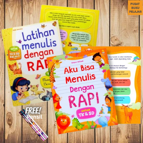Jual Buku Aktivitas Aku Bisa Menulis Dengan Rapi & LATIHAN MENULIS ...