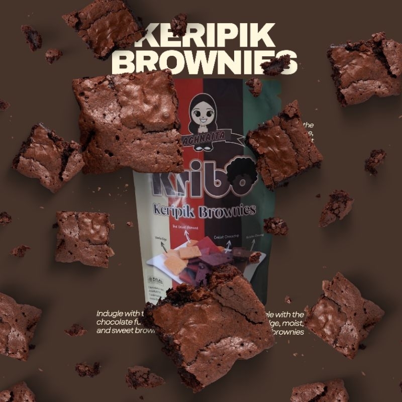 Jual [KRIBO] Keripik Brownies-Brownies Kering-Bronchips-Brownies Crispy ...