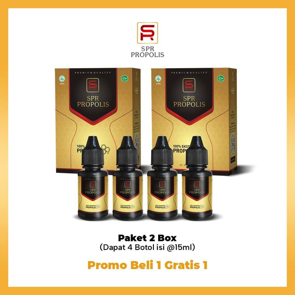 Jual SPR Propolis Promo 2 Botol Dapat 4 Botol Obat Herbal Tetes BPOM ...