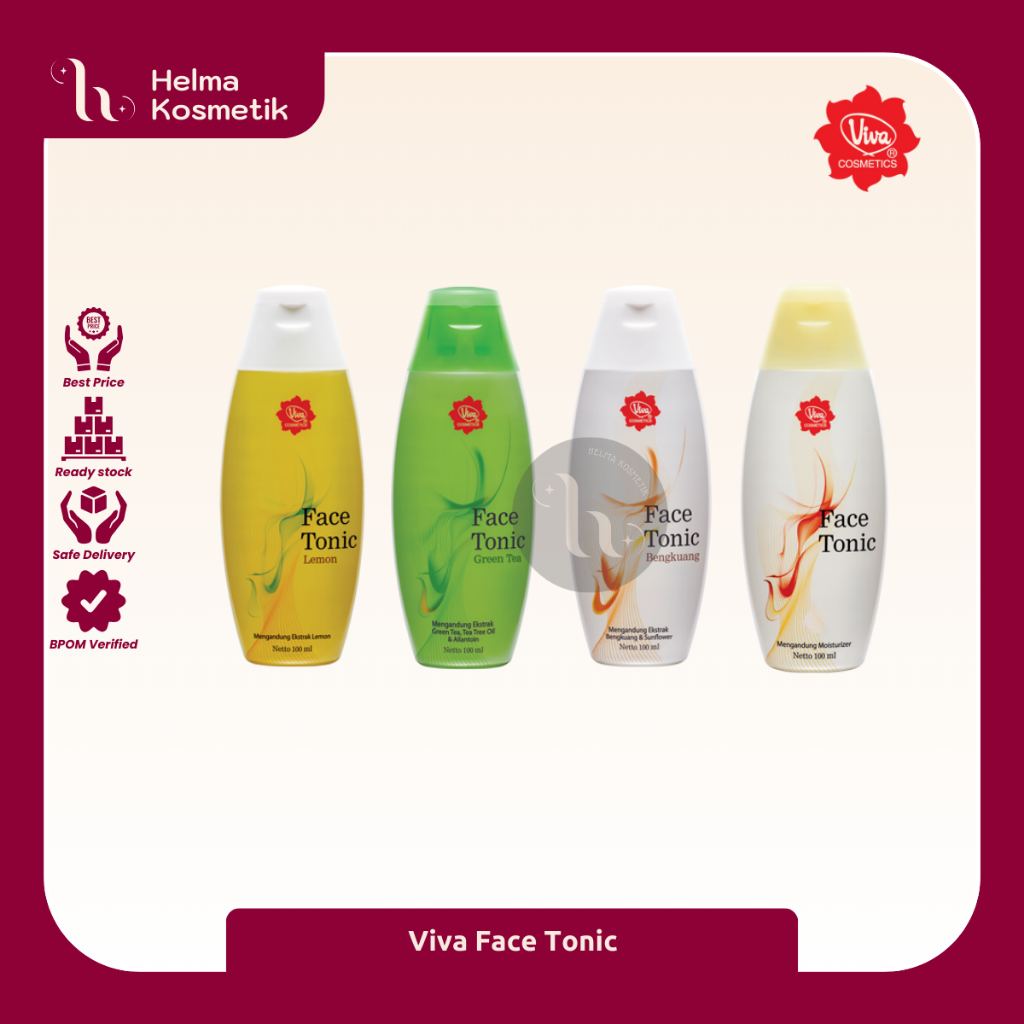 Jual VIVA Face Tonic 100ML All Varian 100% Original BPOM | Shopee Indonesia