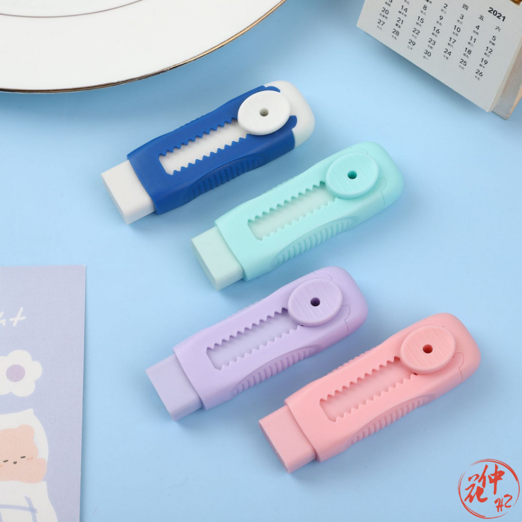 Jual Penghapus Sliding Warna / Colorful Sliding Eraser / Alat Tulis ...