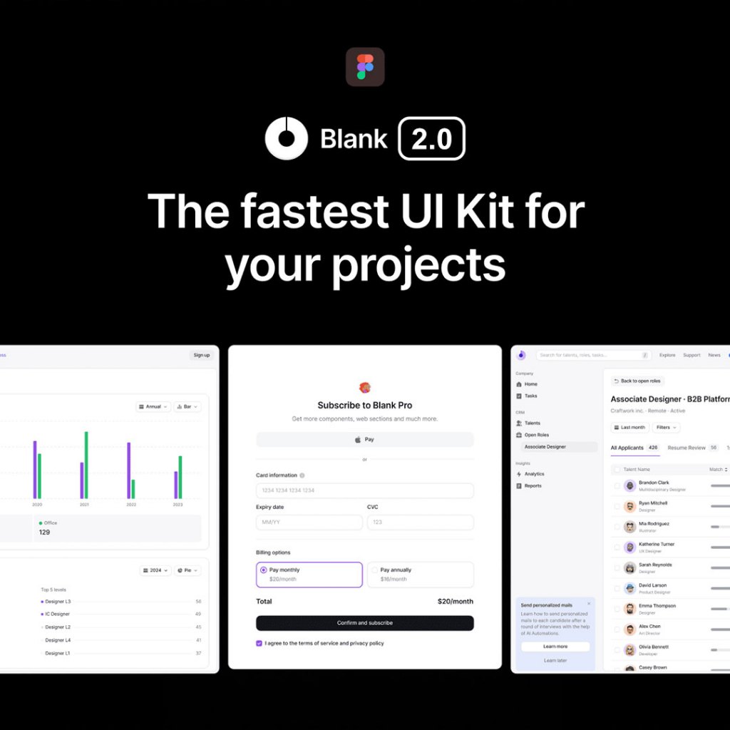 Jual Blank - Premium Figma UI Kit & Design System | Shopee Indonesia