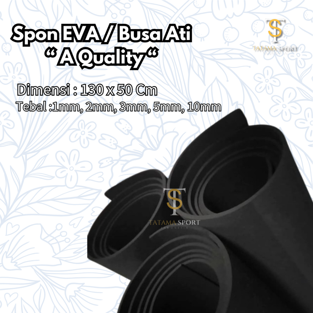Jual Spon Busa Ati Spon Eva Tebal 1,5mm, 2mm, 3mm, 5mm, 6mm, 10mm ...