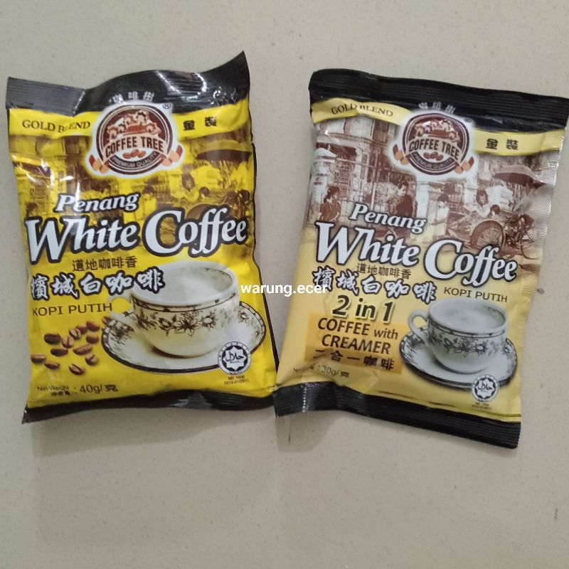 Jual ECERAN - GOLD TREE PENANG WHITE COFFEE GOLD BLEND / KOPI PUTIH ORIGINAL / 2in1 COFFEE ...