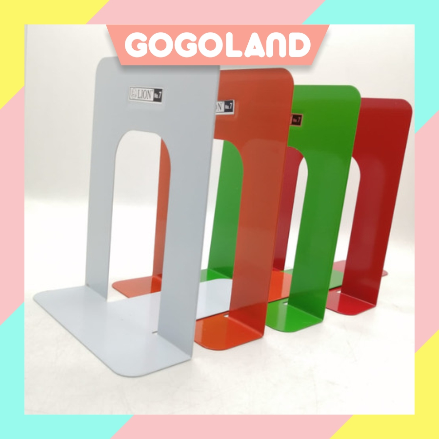 Jual GOGOLAND Pembatas Buku Besi / Penyangga Buku / Book End N0.7 R1232 ...