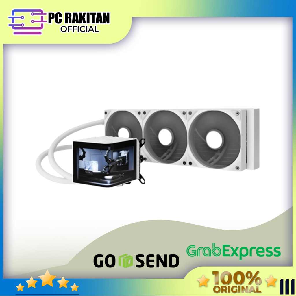 Jual TRYX CPU AIO COOLER PANORAMA 360 (360MM RADIATOR + 3X 120MM WHITE ...
