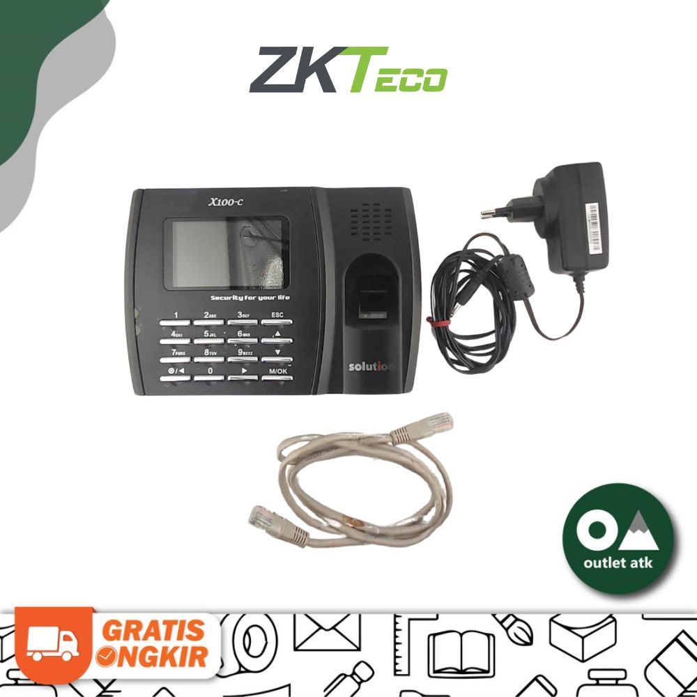 Jual Mesin Absensi Solution X100C - Mesin Fingerprint | Shopee Indonesia