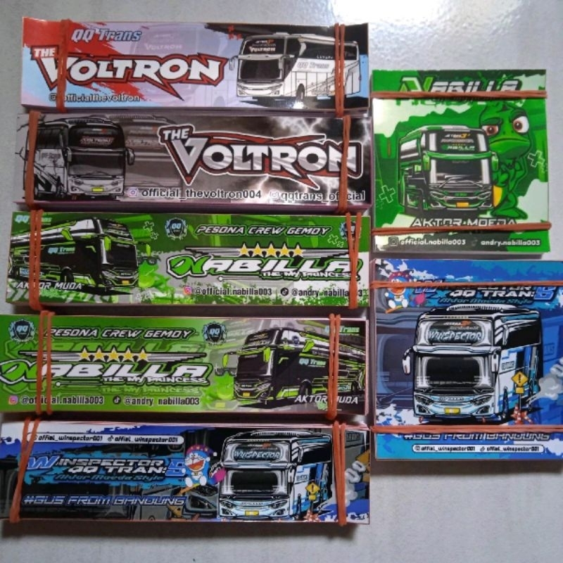 Jual Stiker bus Nabila dan Voltron | Shopee Indonesia