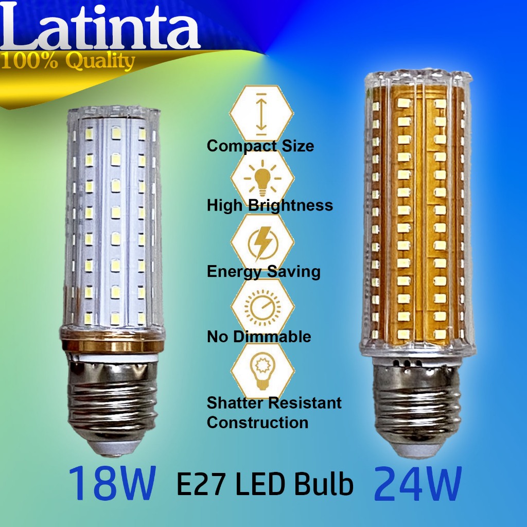 Jual LED Corn Light Jagung E27 18W 24W 30W Lampu Bohlam hemat energi ...