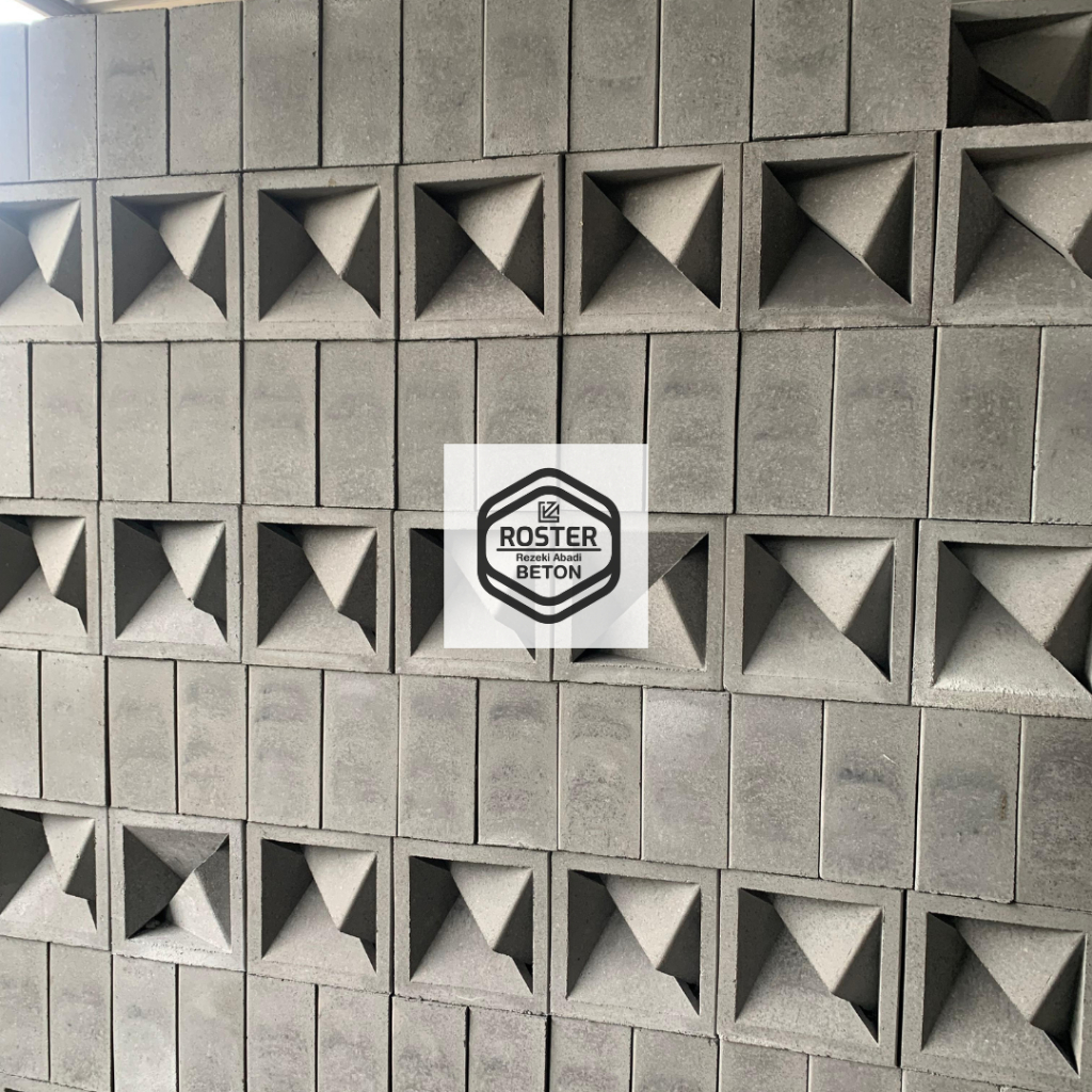 Jual Roster Beton Minimalis Modern, Roster Beton Anti Tampias Motif ...