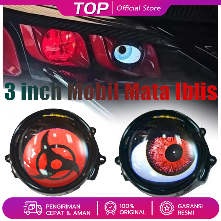 Jual BILED WST 3 INCH Lampu Mobil Mata Iblis Lampu Depan Lensa Hias LED ...
