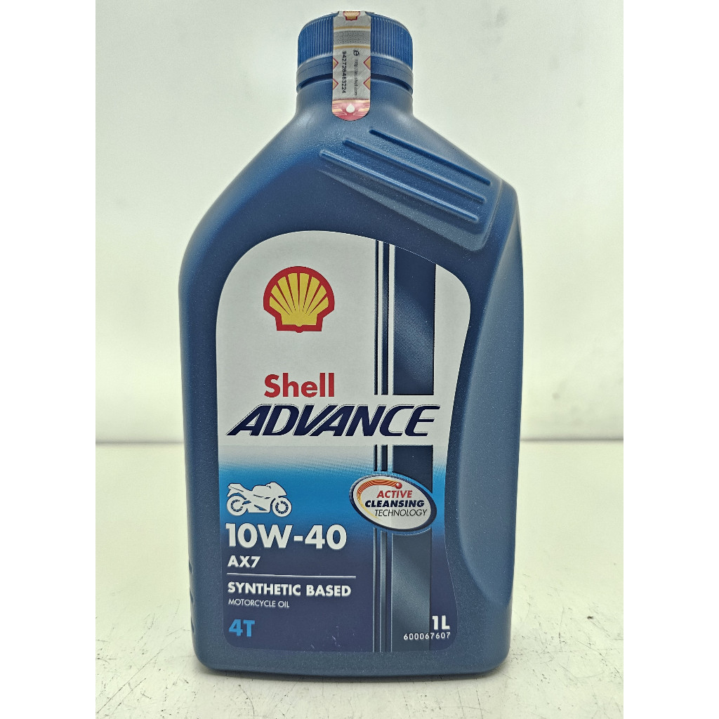 Jual Oli Shell Advance AX7 10W-40 (1L) Oli Motor Original (Asli) Motor Manual | Shopee Indonesia