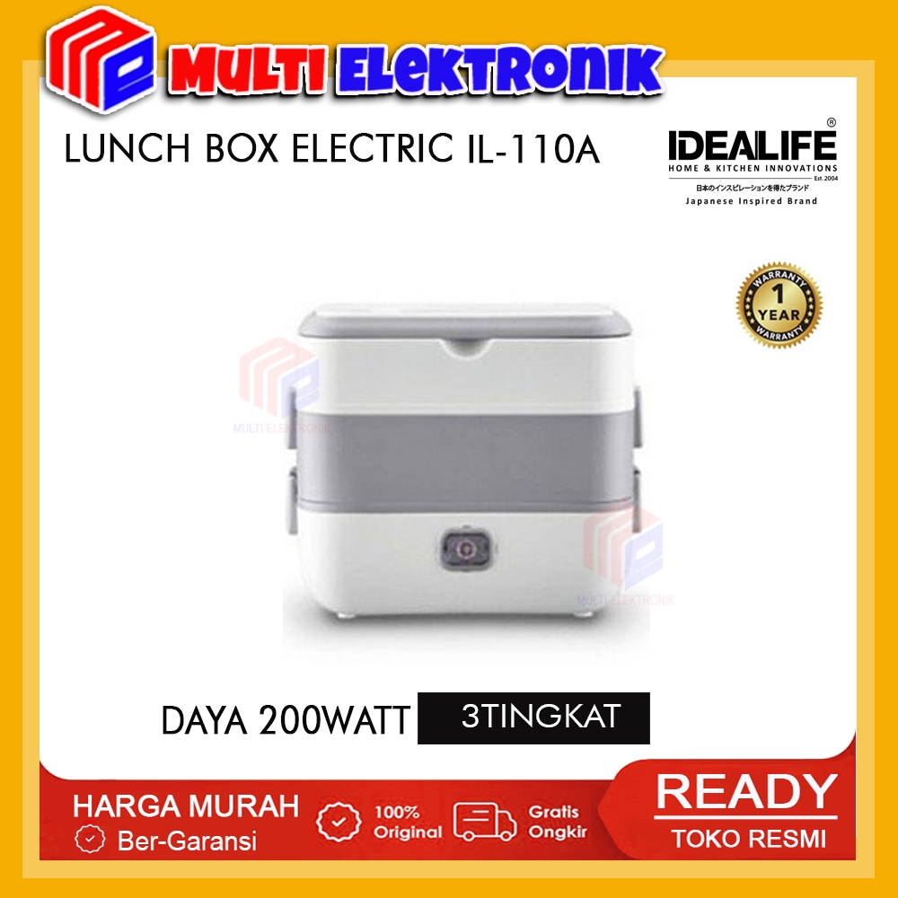 Jual Idealife Electric Lunch Box Multi Fungsi IL-110A / IL 110A - kotak ...
