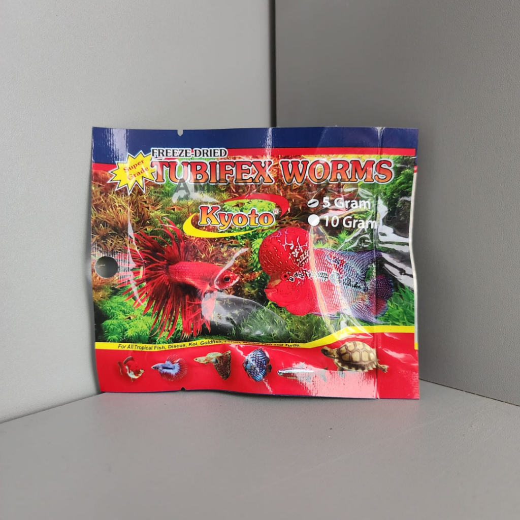 Jual Tubifex Worms Cacing Kering 5gr / Cacing Sutra Kering / Makanan ...