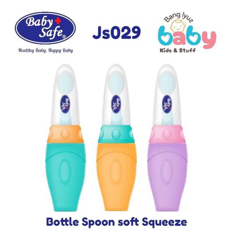 Jual BabySafe Bottle Spoon Soft Squeeze JP029 | Shopee Indonesia
