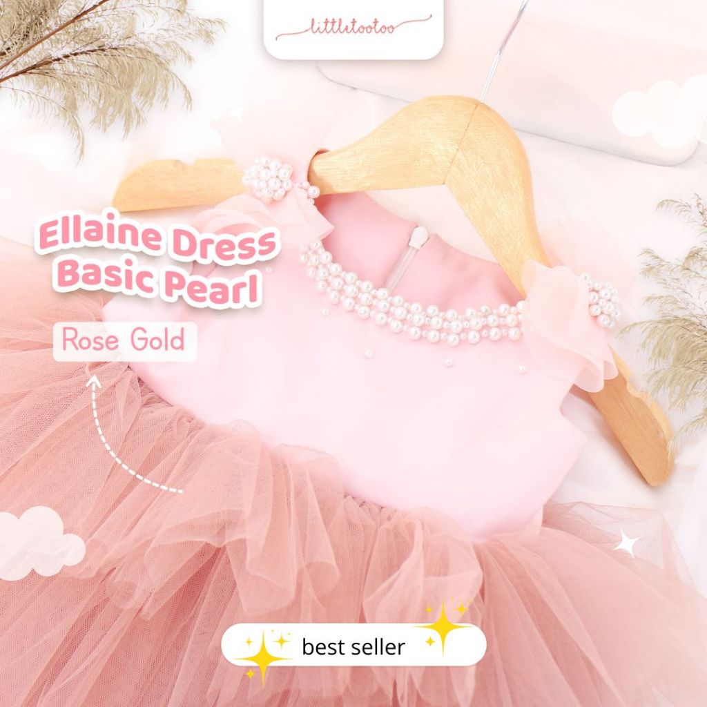 Jual LITTLE TOOTOO KIDS - Ellaine kids dress / dress anak / gaun anak ...