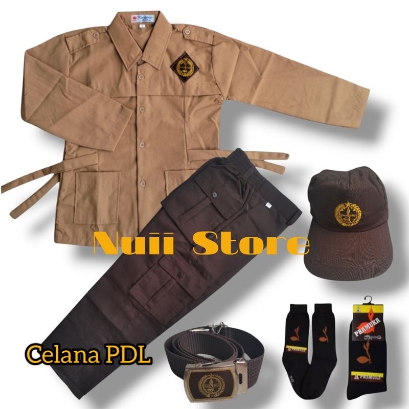 Jual Setelan Seragam Sekolah Sd BAJU PRAMUKA LENGAN PANJANG TALI DAN CELANA PANJANG PDL Kelas 1 ...