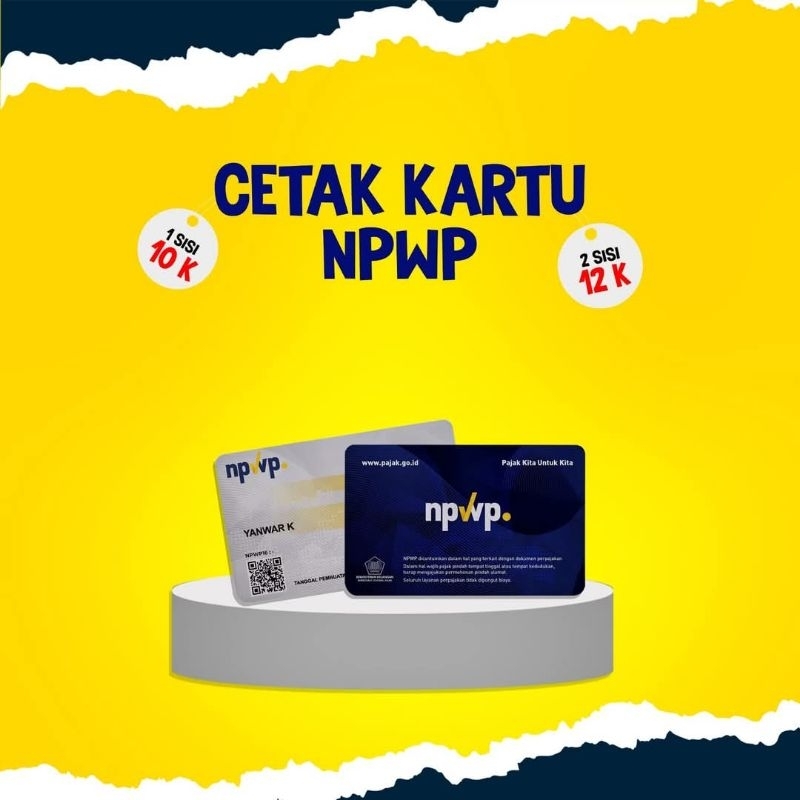 Jual Cetak Kartu NPWP | Shopee Indonesia