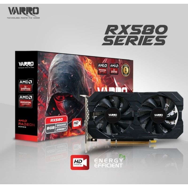 Jual VGA VARRO AMD RX580 DDR5 8GB 256Bit | Shopee Indonesia